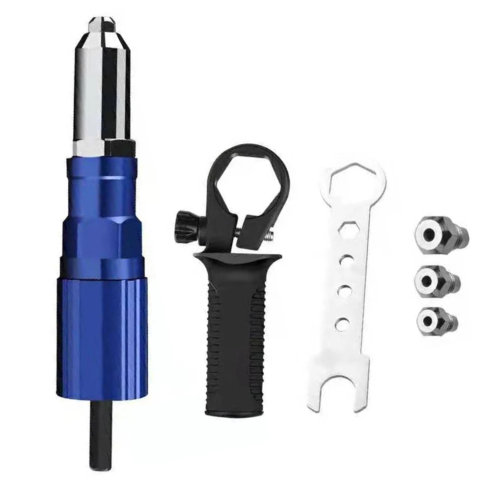 M3-m6 Electric Rivet Gun Adapter Riveting Tool Adapter Automatic Rivet ...