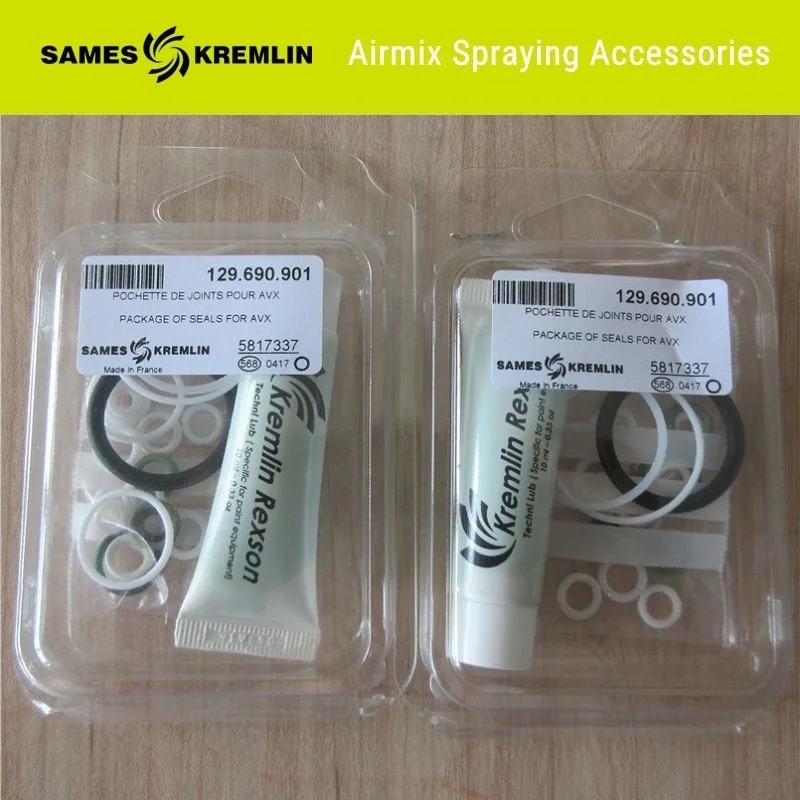Sames-kremlin Package Of Seals For Avx,129.690.901,airmix Spray Guns ...