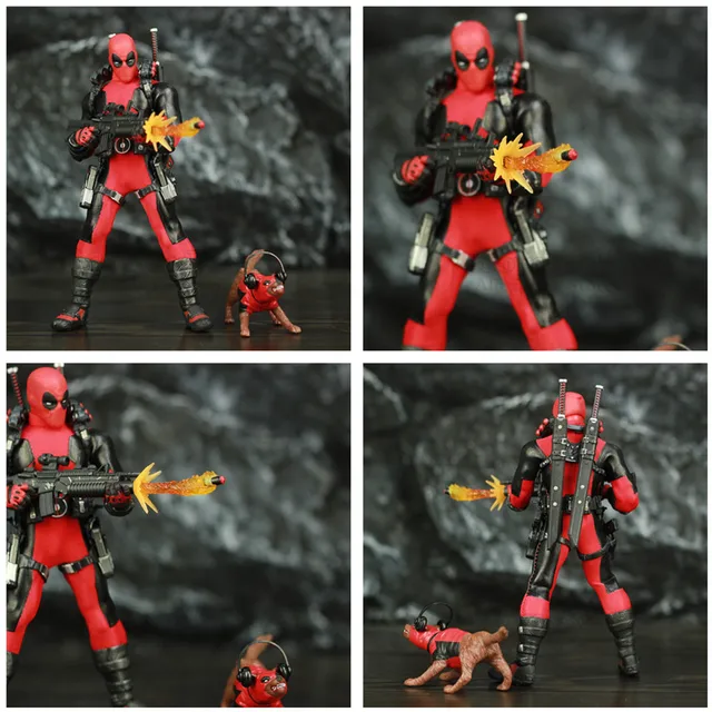 One:12 Marvel Deadpool 6 Action Figure Clothes Cloth Suit Dead Pool ...