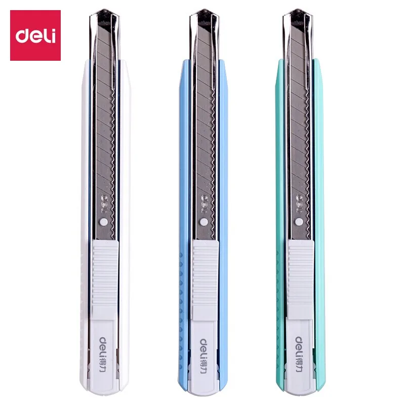 Deli-Retractable-Box-Cutter-Sharpness-Utility-Knife-Cute-Self-Locking ...