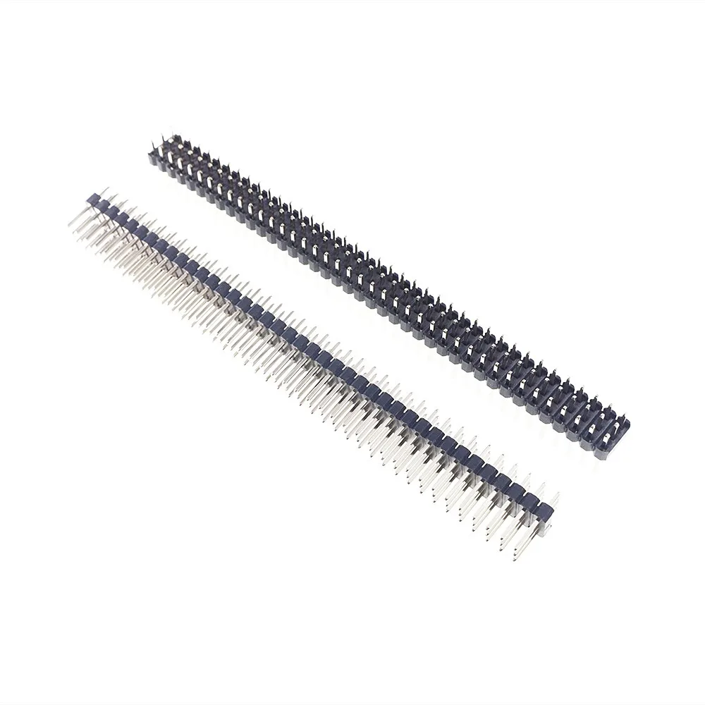 10pcs 3x40 P 2.54mm Pitch Pin Header Male Triple Row Straight Square ...