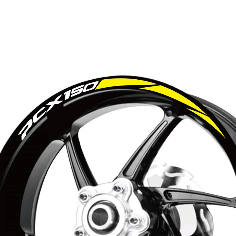 New-Motorcycle-Wheel-Hub-Sticker-Reflective-car-Accessories-Rim ...