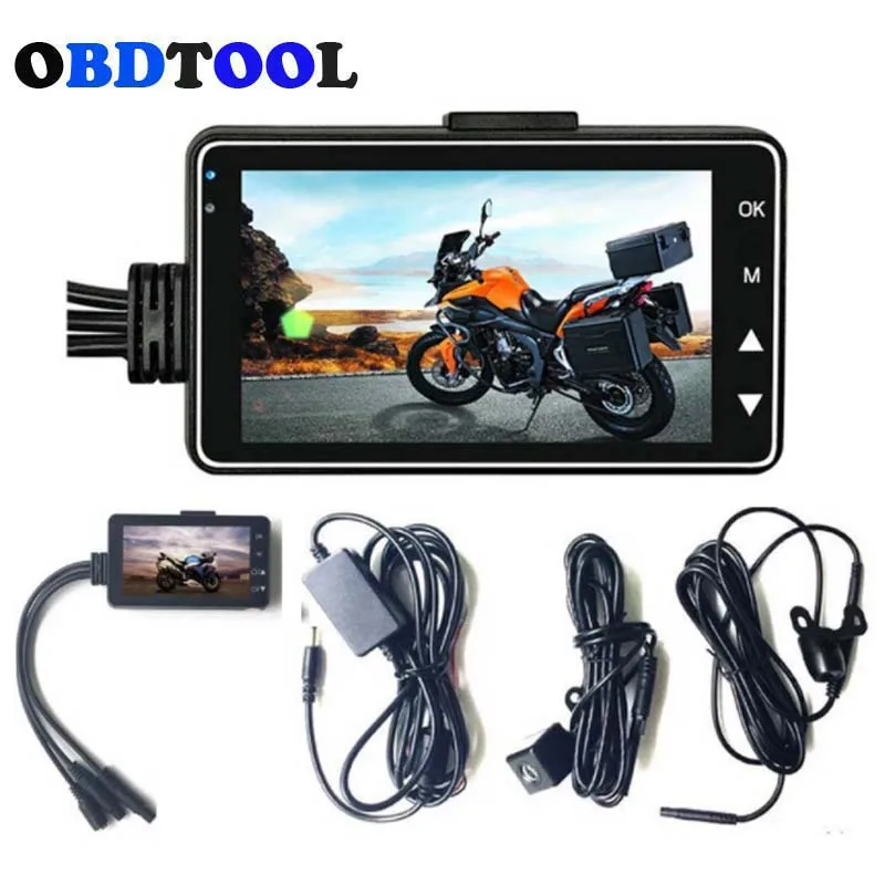 3-1080P-HD-Motorcycle-Camera-DVR-Motor-Dash-Cam-with-Special-Dual-track ...