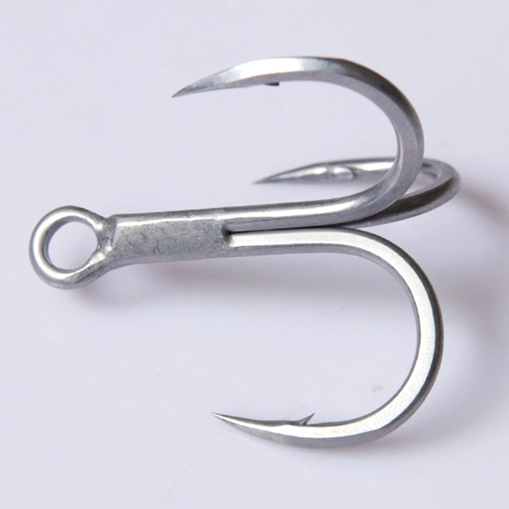 Big Game 4X #4 #5/0 Triple Anchor Hooks New Anti Rust Coating Hand ...