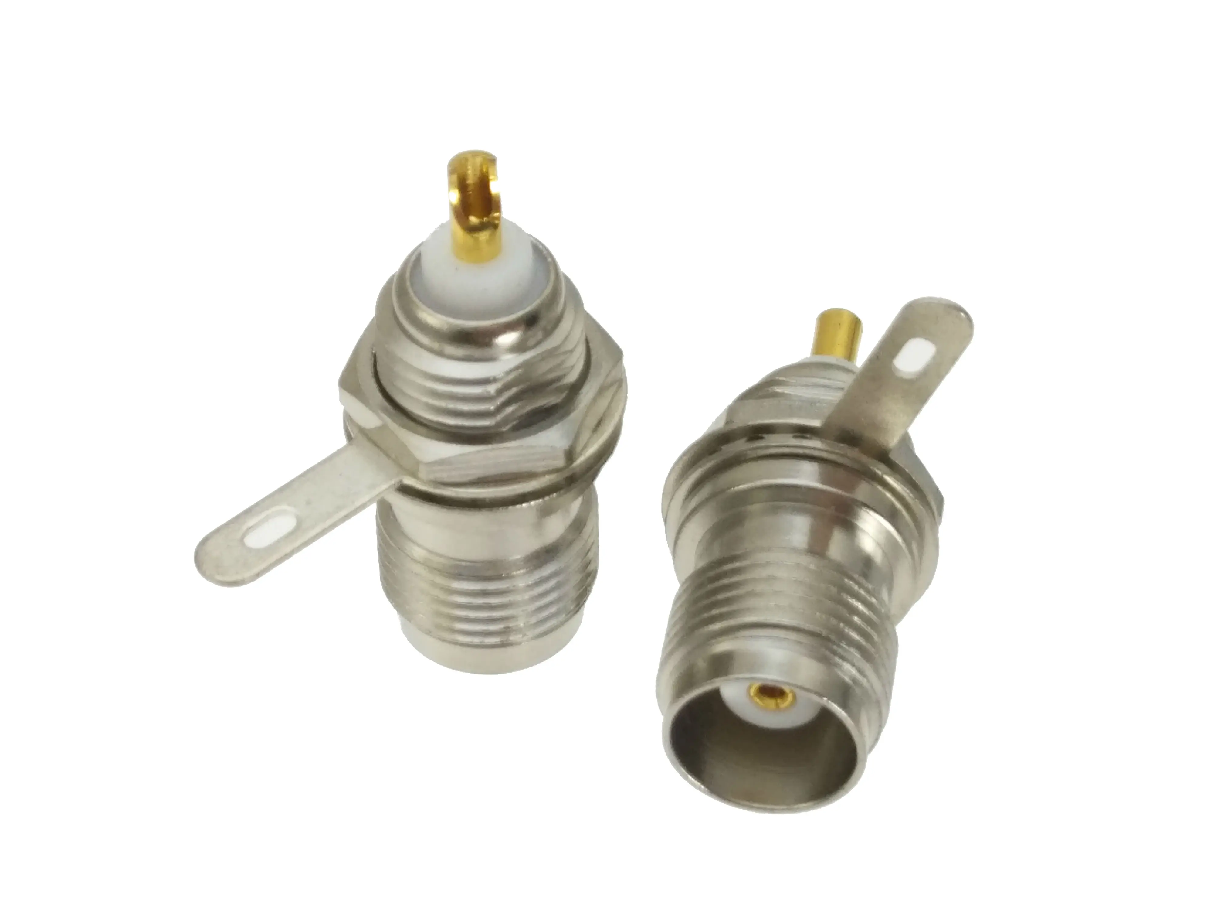 Connector Tnc Female Jack Nut Bulkhead Solder Cup Panel Mount Straight ...