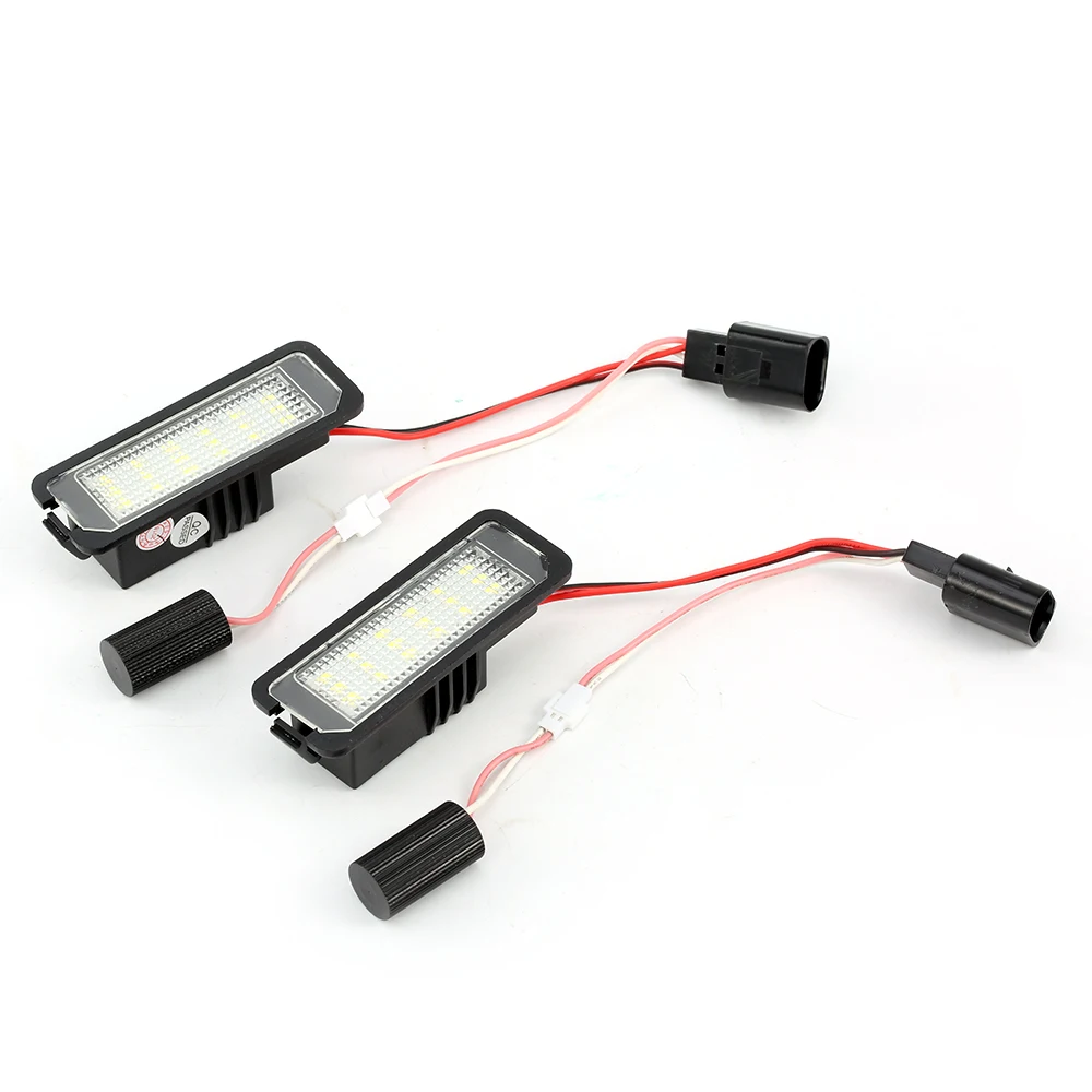 2x Led Number License Plate Light Auto Light For Volkswagen VW MK5 GTI ...