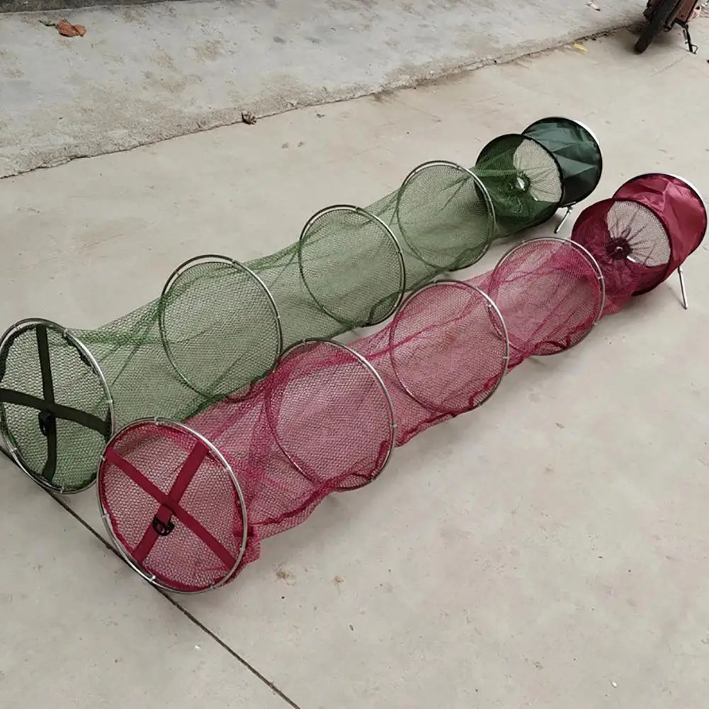 2m-2-5m-Collapsible-Nylon-Stainless-Steel-Fish-Catching-Net-Trap ...