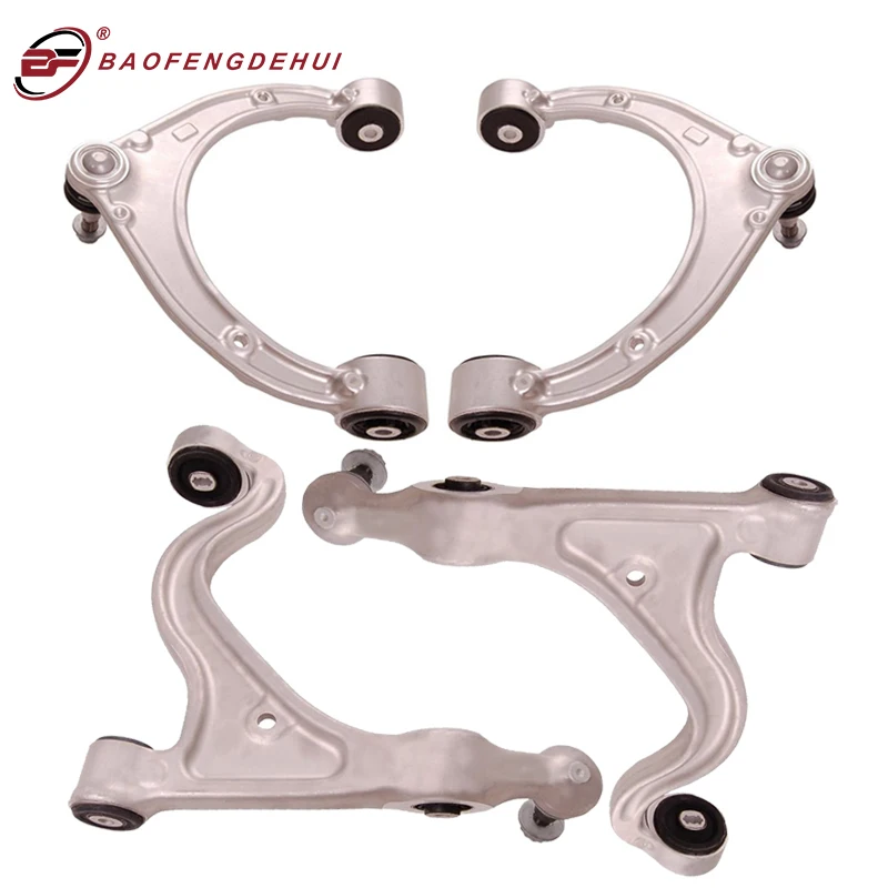 프론트 서스펜션 어퍼 로어 컨트롤 암 키트 For Porsche Panamera 970 10 13 97034105304 ...