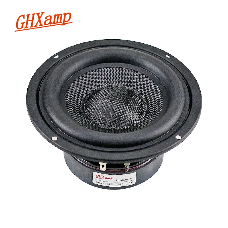 Ghxamp 5.25 Inch Subwoofer Speaker Fiberglass Weave Home Theater Car ...
