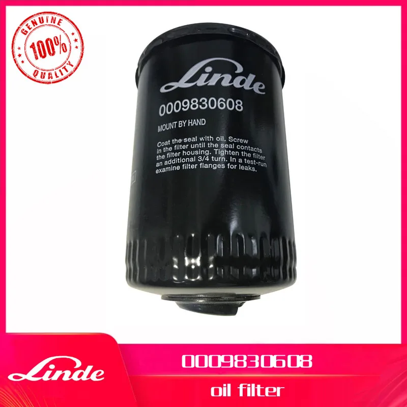 Linde 지게차 정품 부품 0009830608 오일 필터 350 디젤 트럭 H12 H16 H18 H20 신품 오리지널 서비스 ...