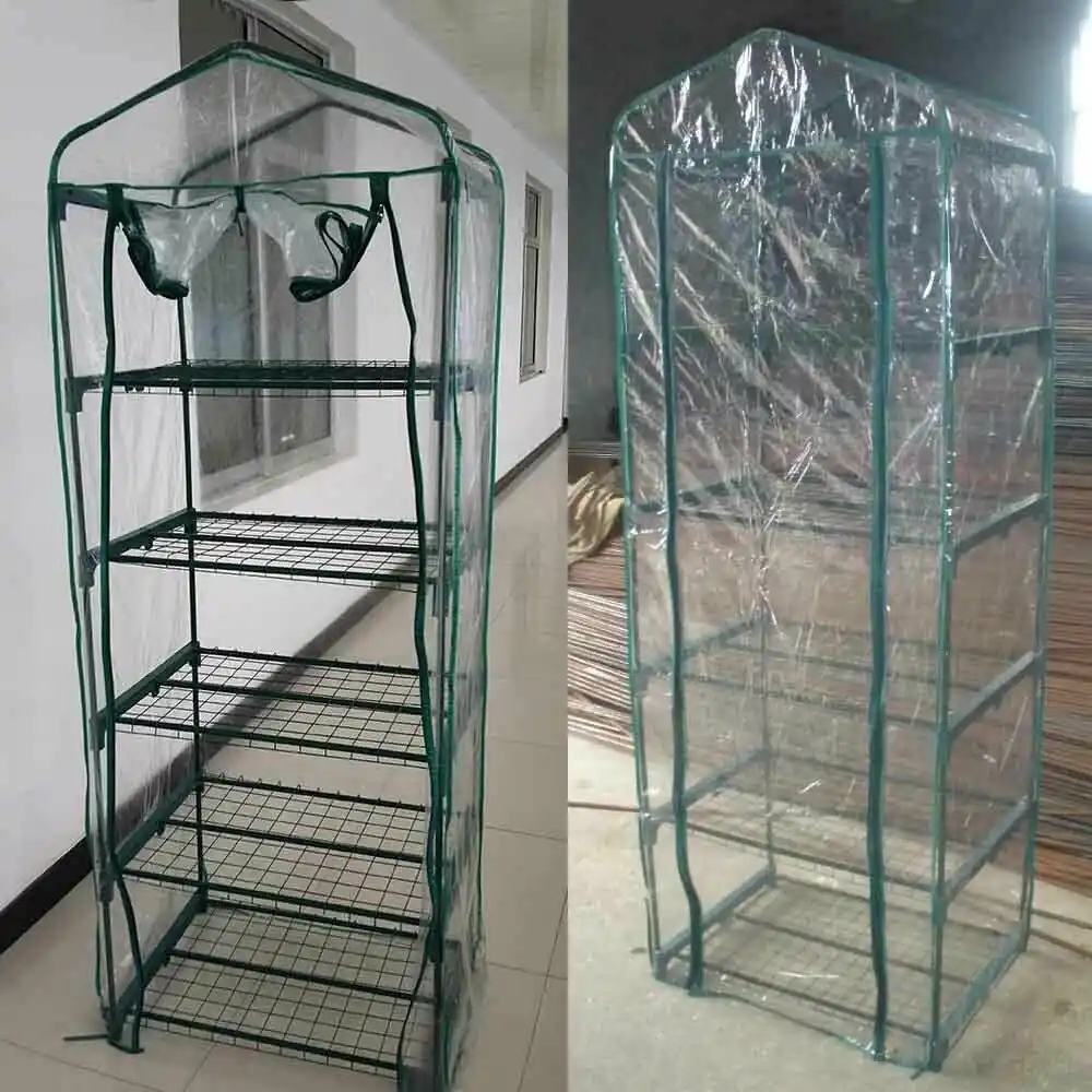 Small Greenhouse Bag Garden Plant Cover Clear PVC Plastic Growbag Box 4 ...
