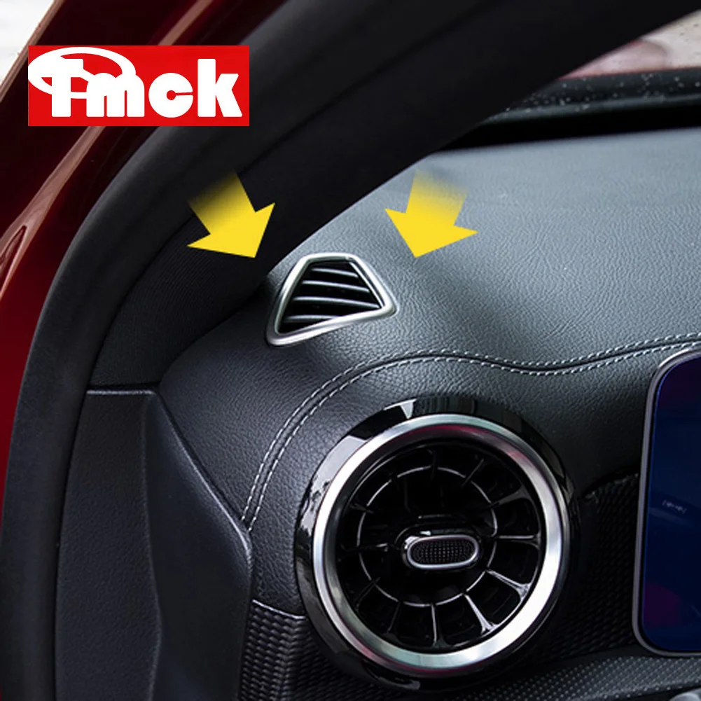 Stainless Steel Car Dashboard Air Outlet Trim Cover Sticker For ...