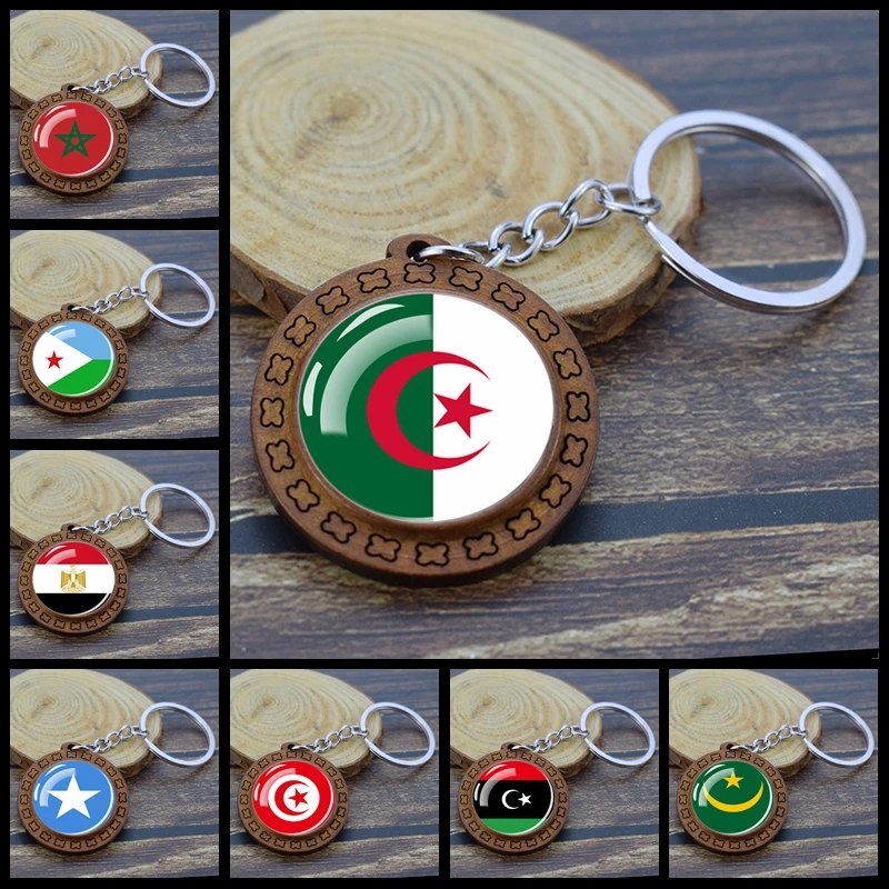 Africa-Countries-Flag-Key-Chains-Algeria-Libya-Tunisia-Somalia-South ...