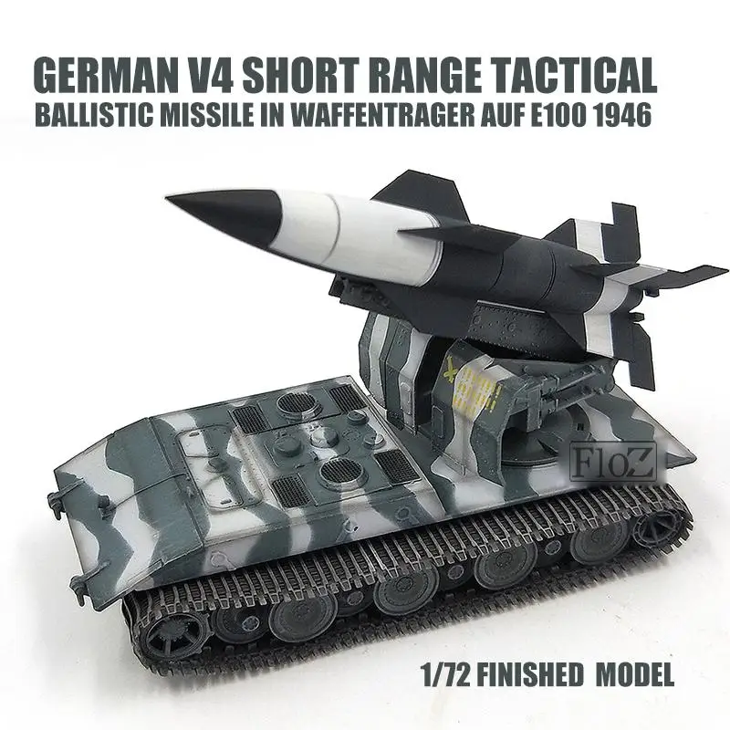 V4 SHORT RANGE TACTICAL BALLISTIC MISSILE WAFFENTRAGER E100 1/72 MODEL ...