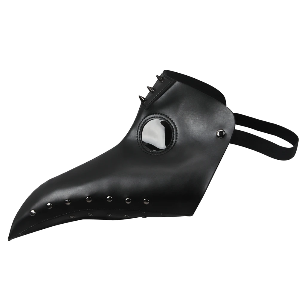 Halloween Plague Doctor Black Beak Plague Steampunk Birds Cosplay Mask ...
