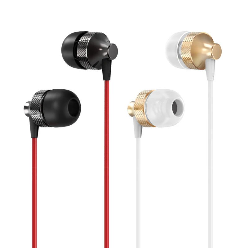 Wired Metal in ear Earphone High Quality Stereo Strong Bass Headset ...