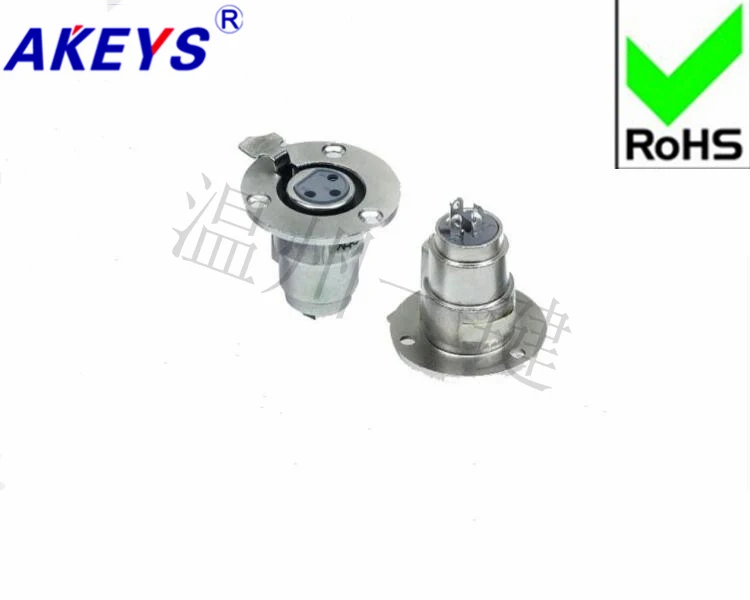 3PCS XLR 313HP three core Lennon socket straight foot plastic Canon ...