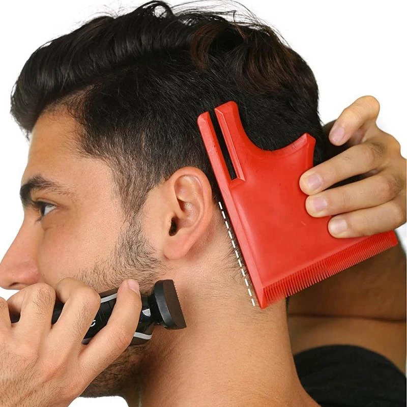 Hot Multi-curve Hairline Template Stencil Haircut Tool Guide ...