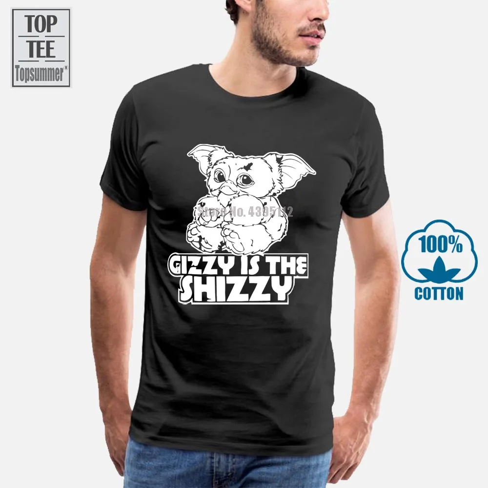 Gremlins Gizmo camiseta Gizzy es el Shizzy 80 estampado de calidad T ...