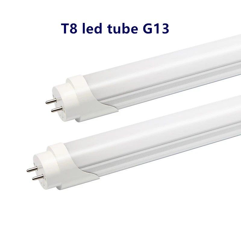 T8 Led Tube Light 334mm 450mm G13 Base Bi-pin Milky Cover 110v 220v ...