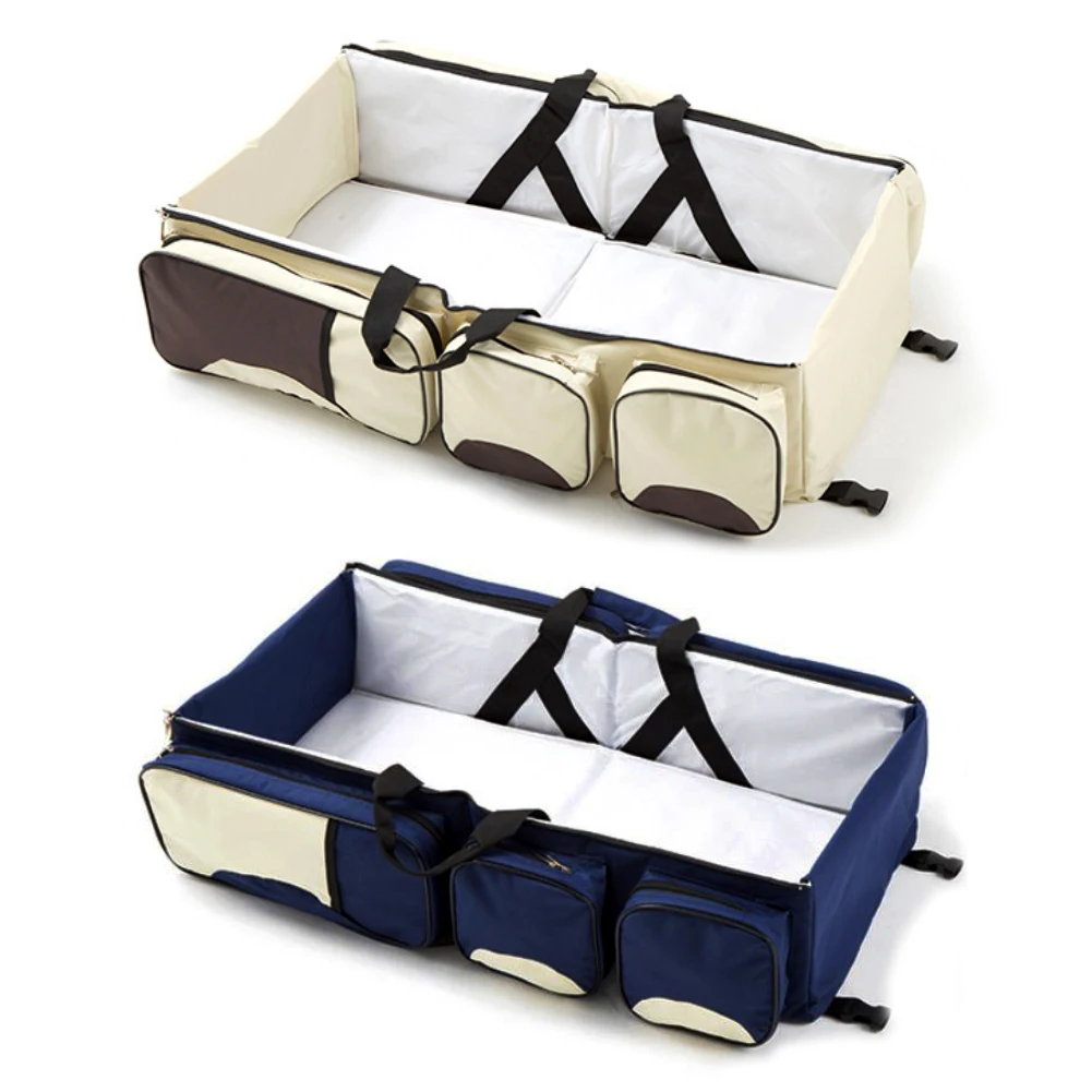 Portable Foldable Diaper Nappy Nursing Care Baby Bag Crib Bed arge ...
