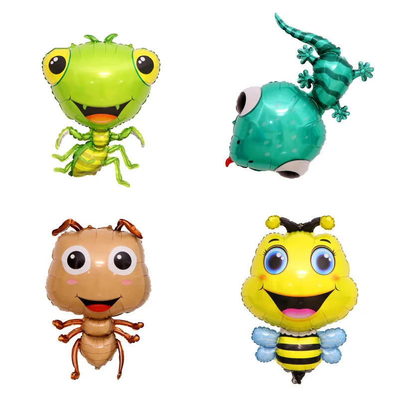 1PC-Large-Insect-Aluminum-Foil-Balloon-Gecko-Bee-Mantis-Ant-Ballon-For ...