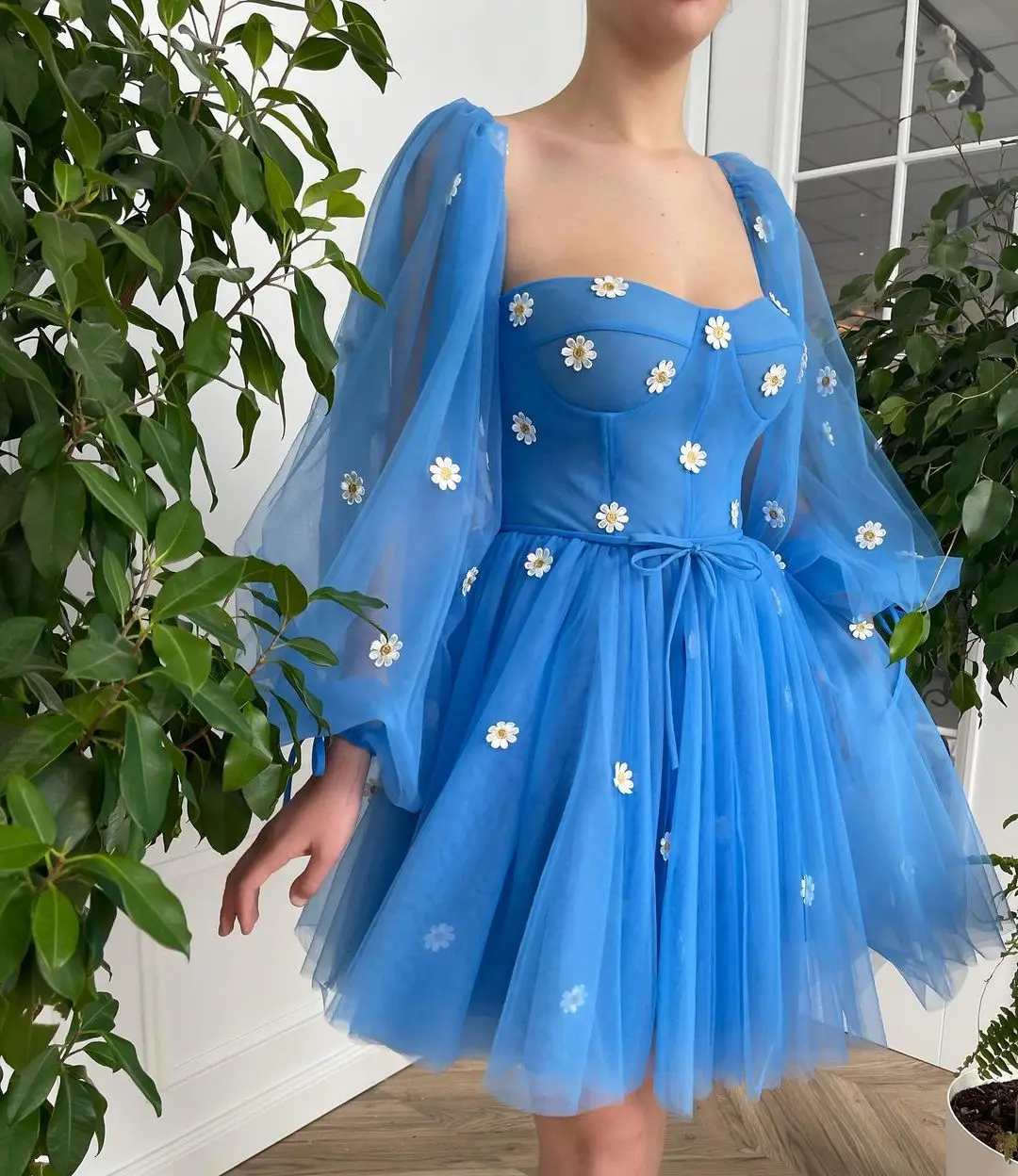 Short Blue Prom Dress 2022