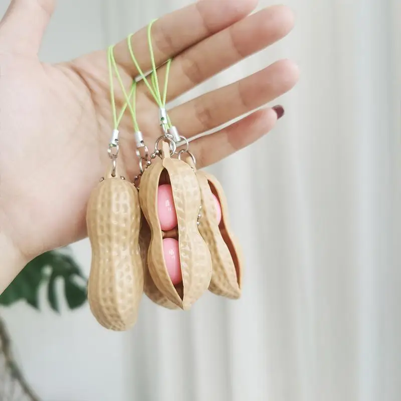 Infinito-amendoim-edamame-brinquedos-ervilhas-feij-o-chaveiro-pops-it ...