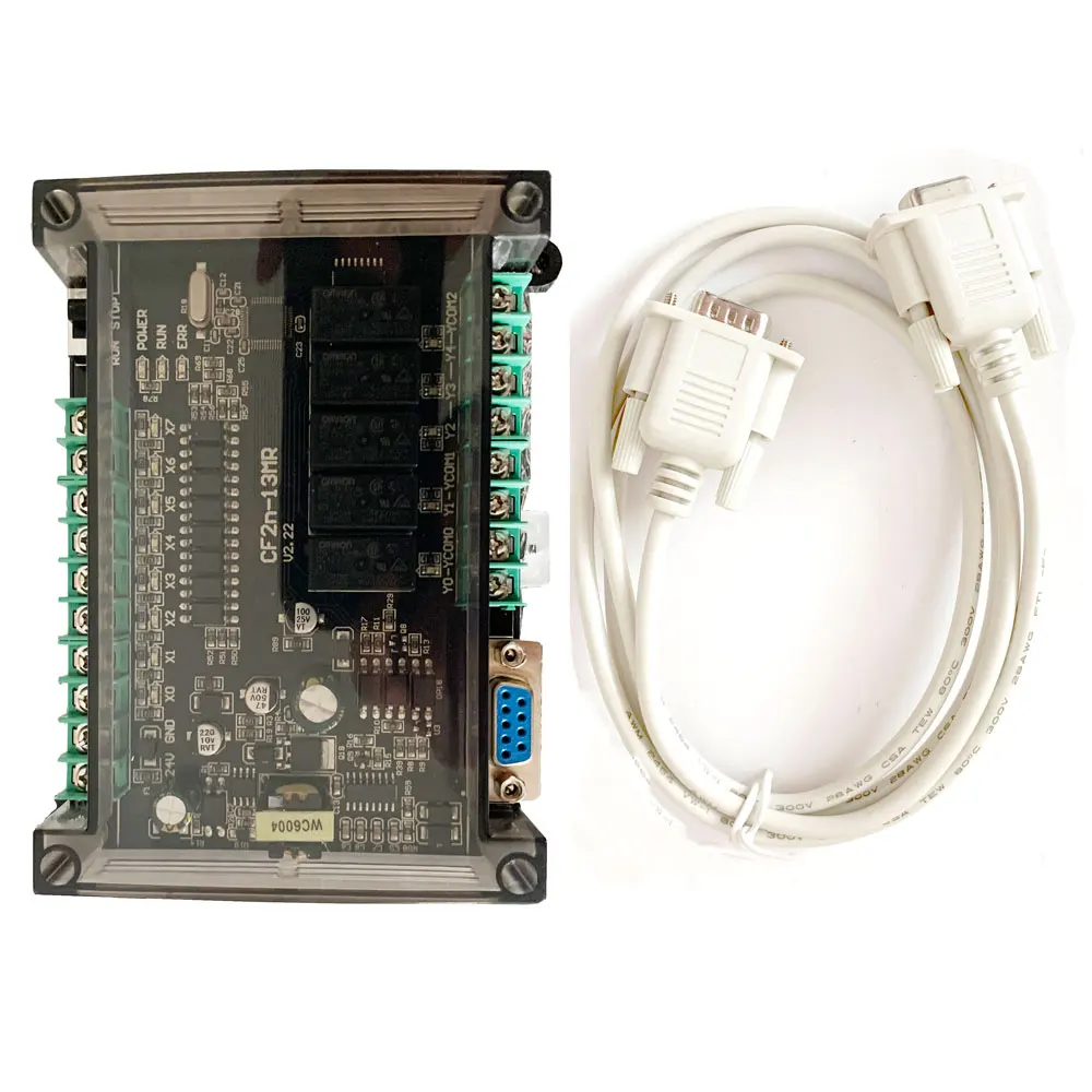 Cf2n 13mr Fx2n 8 Input 5 Relay Output Plc With Rs232 Cable By Fx2n Gx ...