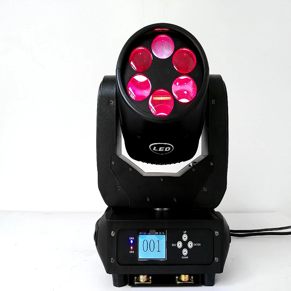LED super beam stage light dj 6x25W LED moving head beam light for ...