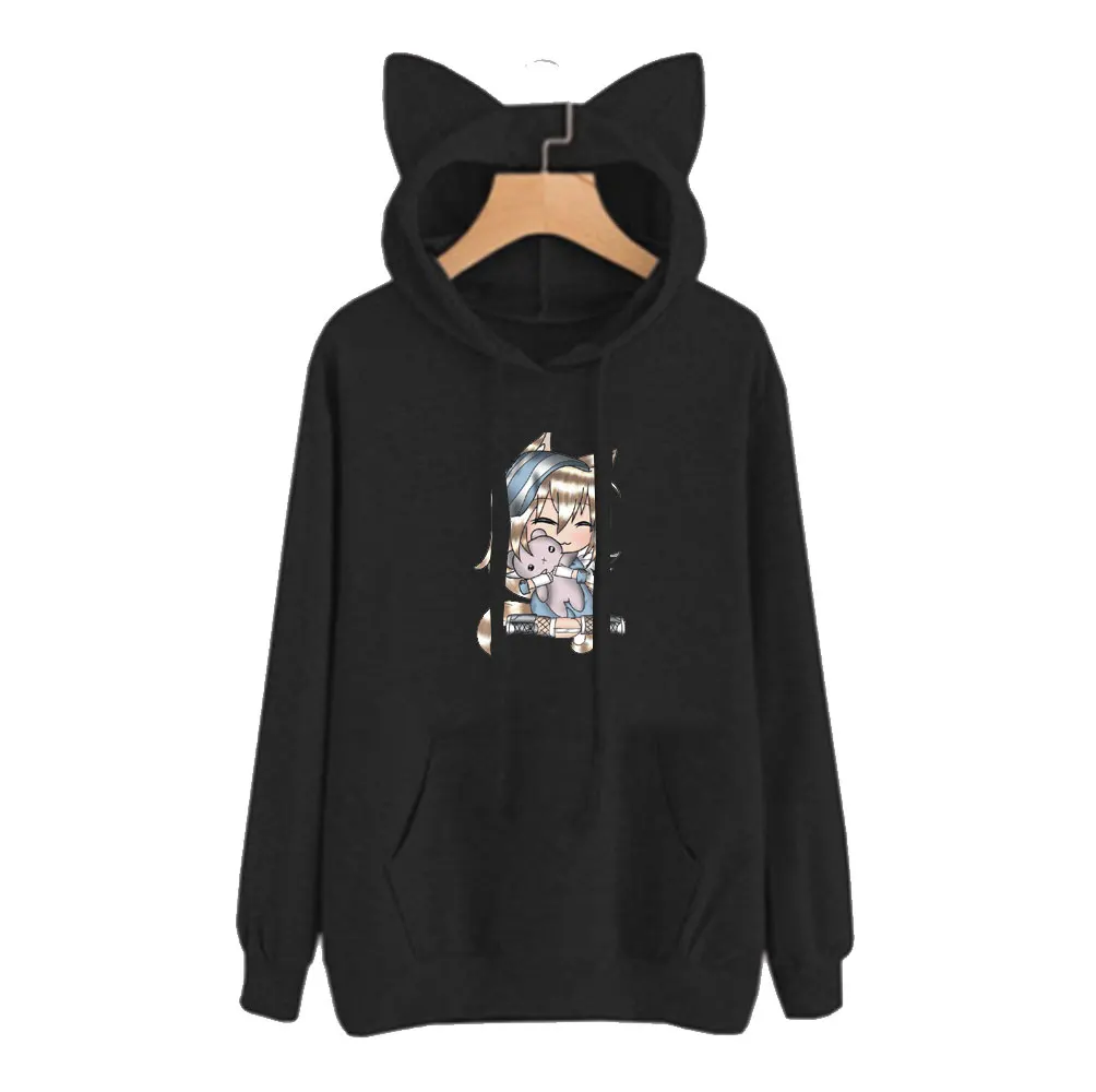 Kawaii Gacha Life Cat Ears Bunny Pattern Hoodies - KawaiiMerch.com