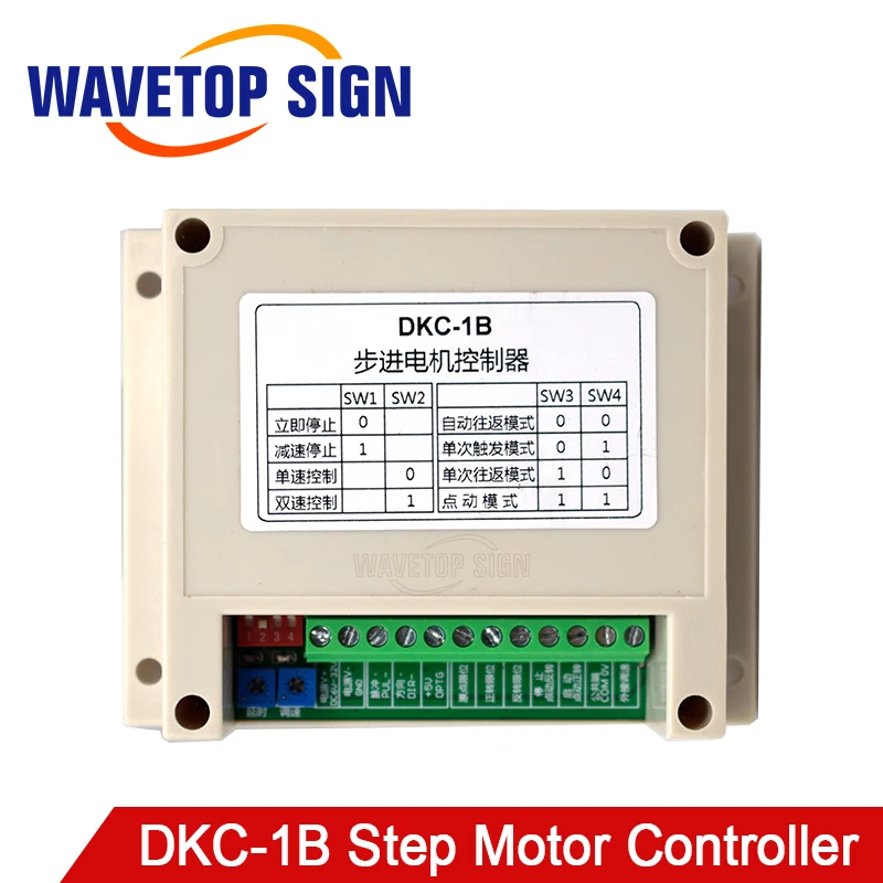 Wavetopsign Industrial Type Dkc-1b Stepper Motor Controller Single-axis Pulse Generator Servo ...
