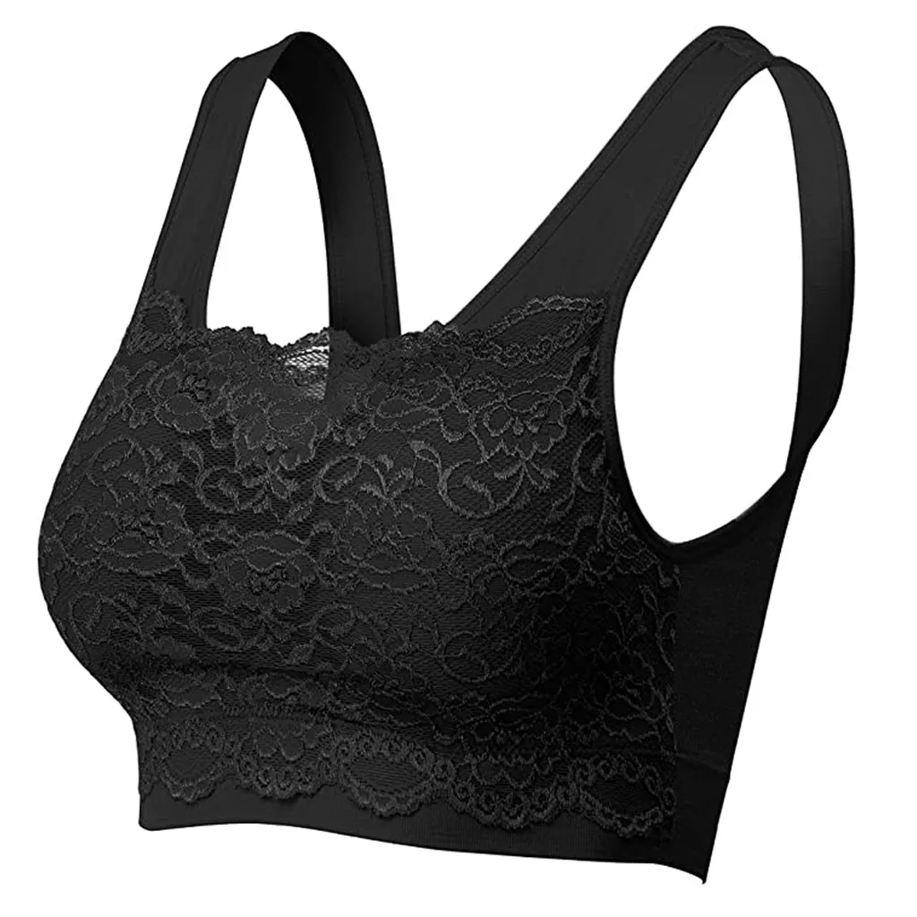 Women's Seamless Soft Bras For Women Thin Strap Wireless Push Up Bra ...