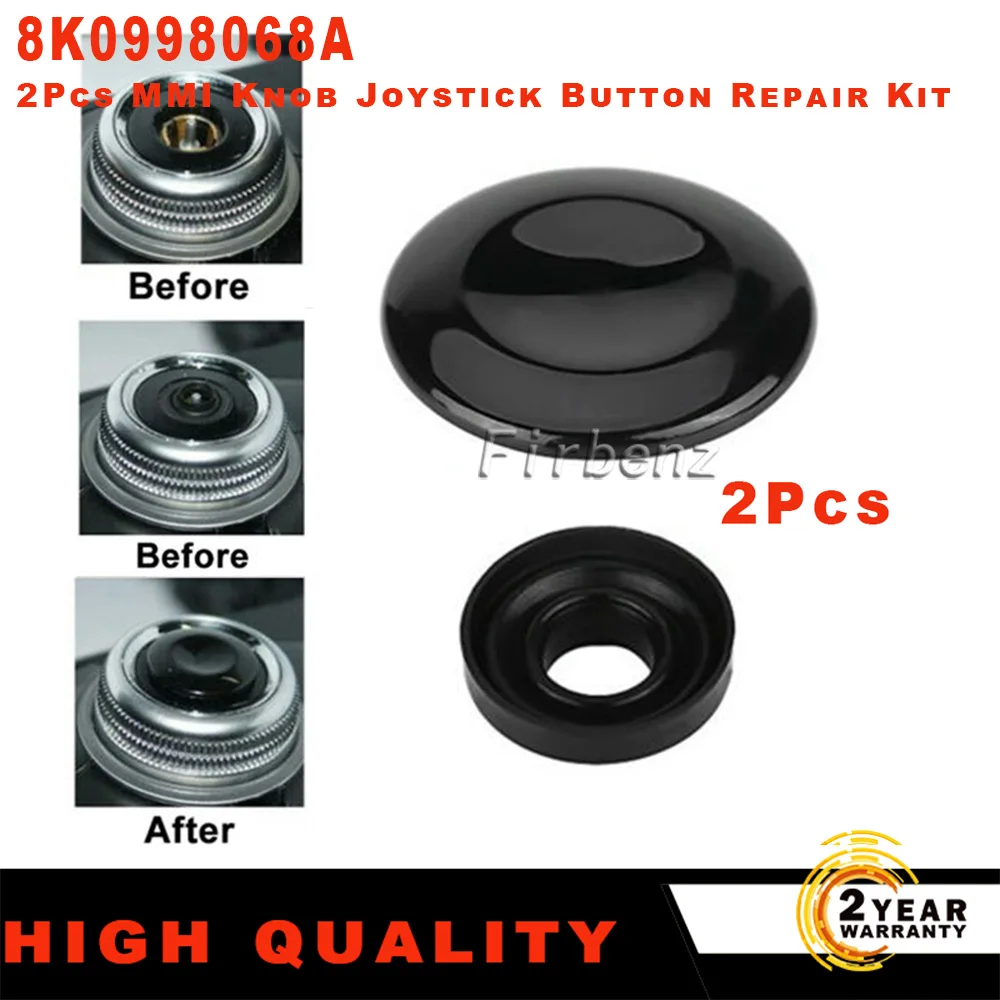 Shiny Black MMI Knob Joystick Button Repair Kit 8K0998068A 8K0998068 ...