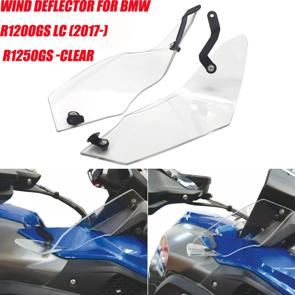 Wind-Deflector-Pair-Windshield-Handguard-Cover-Side-Panels-For-BMW ...