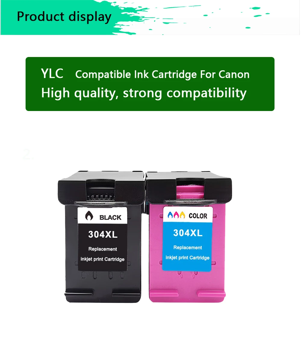 YLC Замена для hp 304XL 304XL hp 304 304 чернильный картридж для hp ...