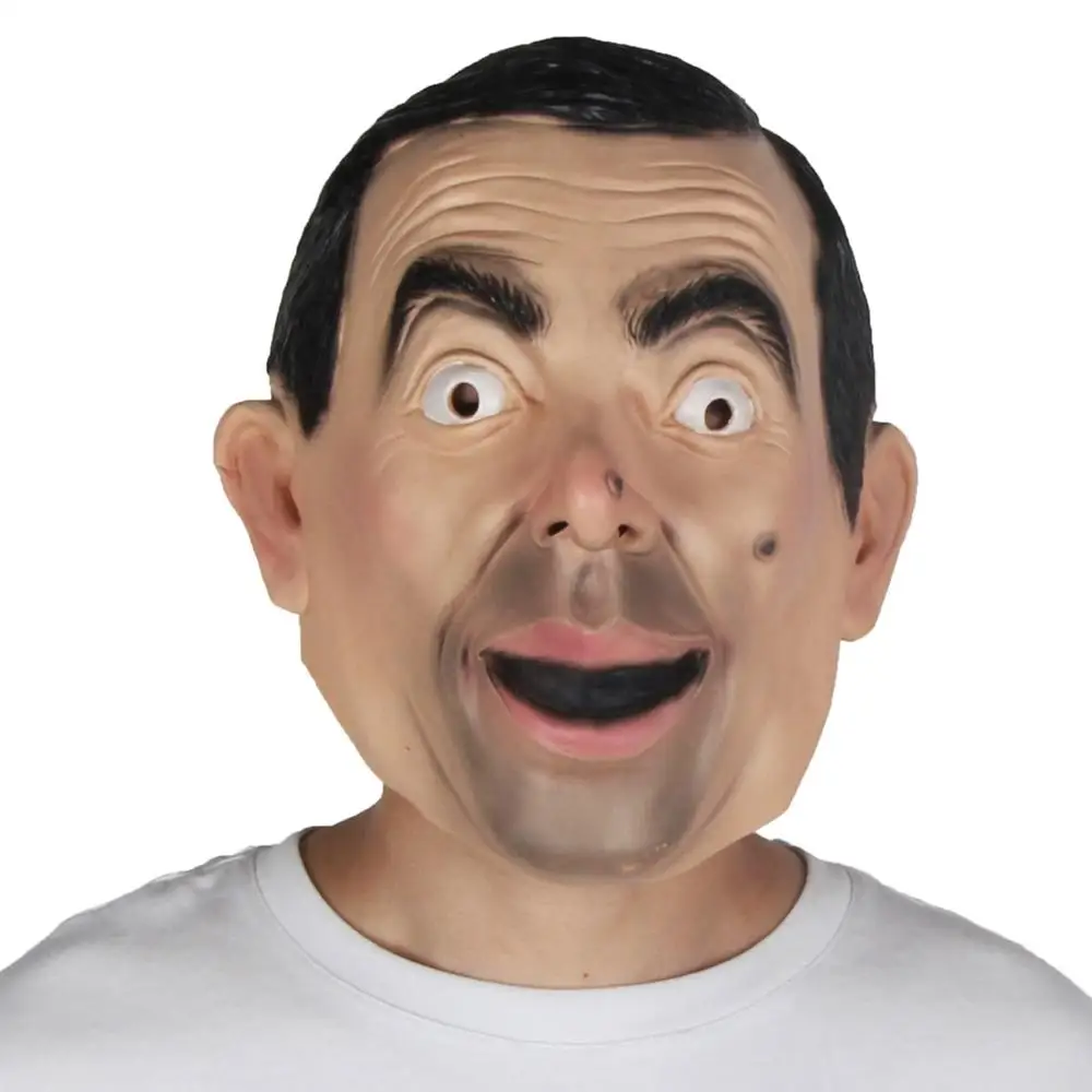 X merry toy Movie Role Mr Bean Funny Mask Fancy Dress Party Costume ...