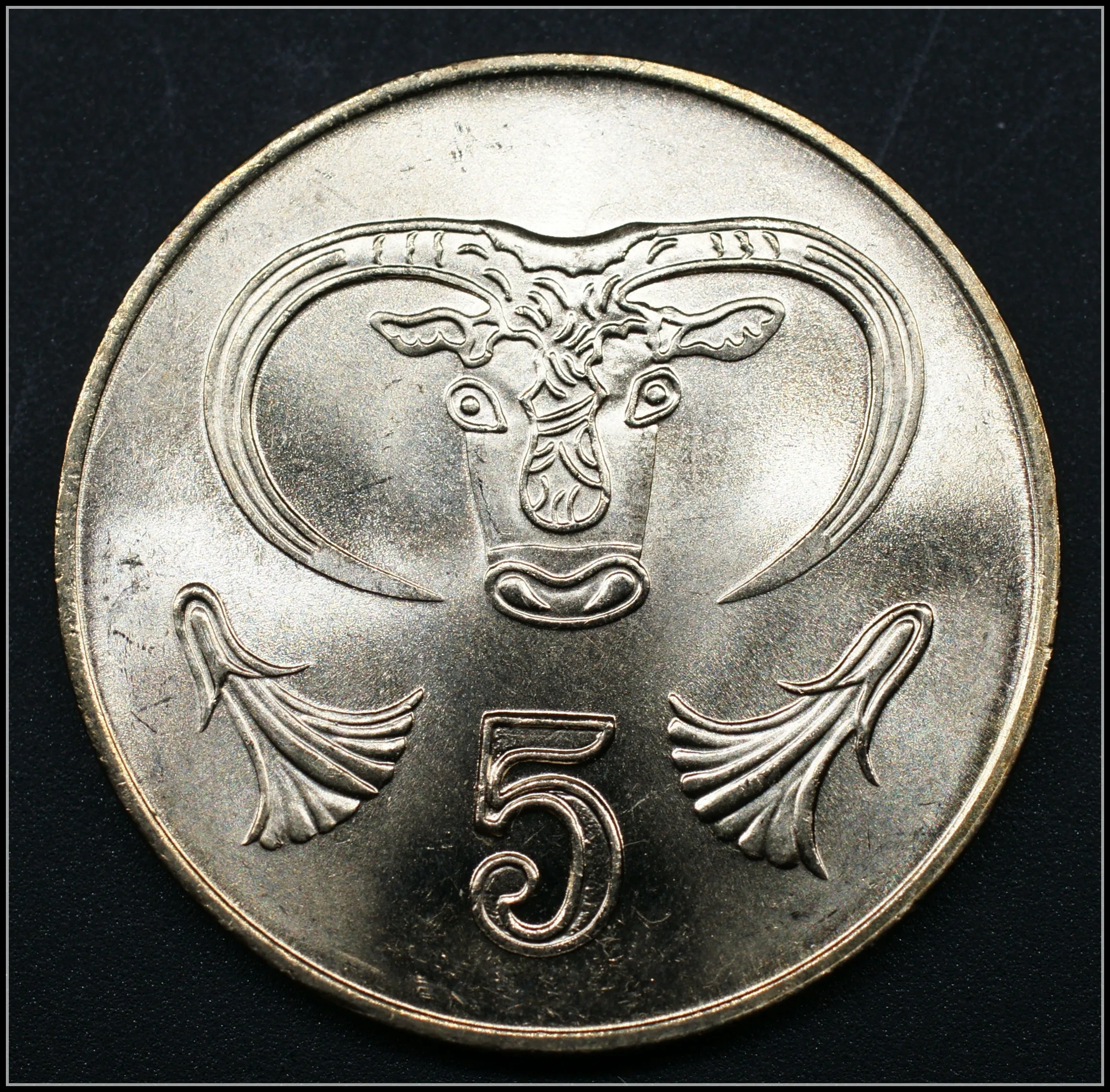 Cyprus 5 Cents Coin Europe New Original Coins Unc Commemorative Edition ...