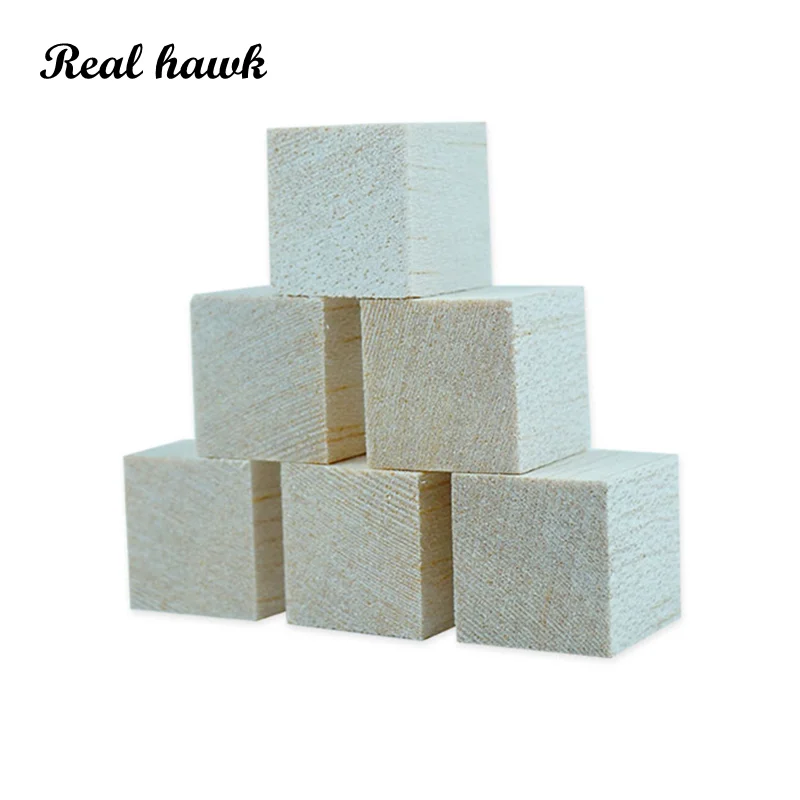 10-50mm Cube Square Balsa Wood Stick Wooden Dowel Rod Block for Kids ...