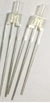 diffused bicolor 2mm led diode 3pins red@yellow color|Light Beads ...