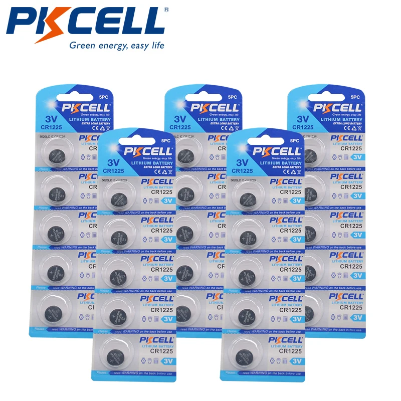 적외선 이마 바디 CR1225 3V 리튬 배터리 버튼 코인 셀 배터리 LM1225 BR1225 ECR1225 KCR1225 CR ...