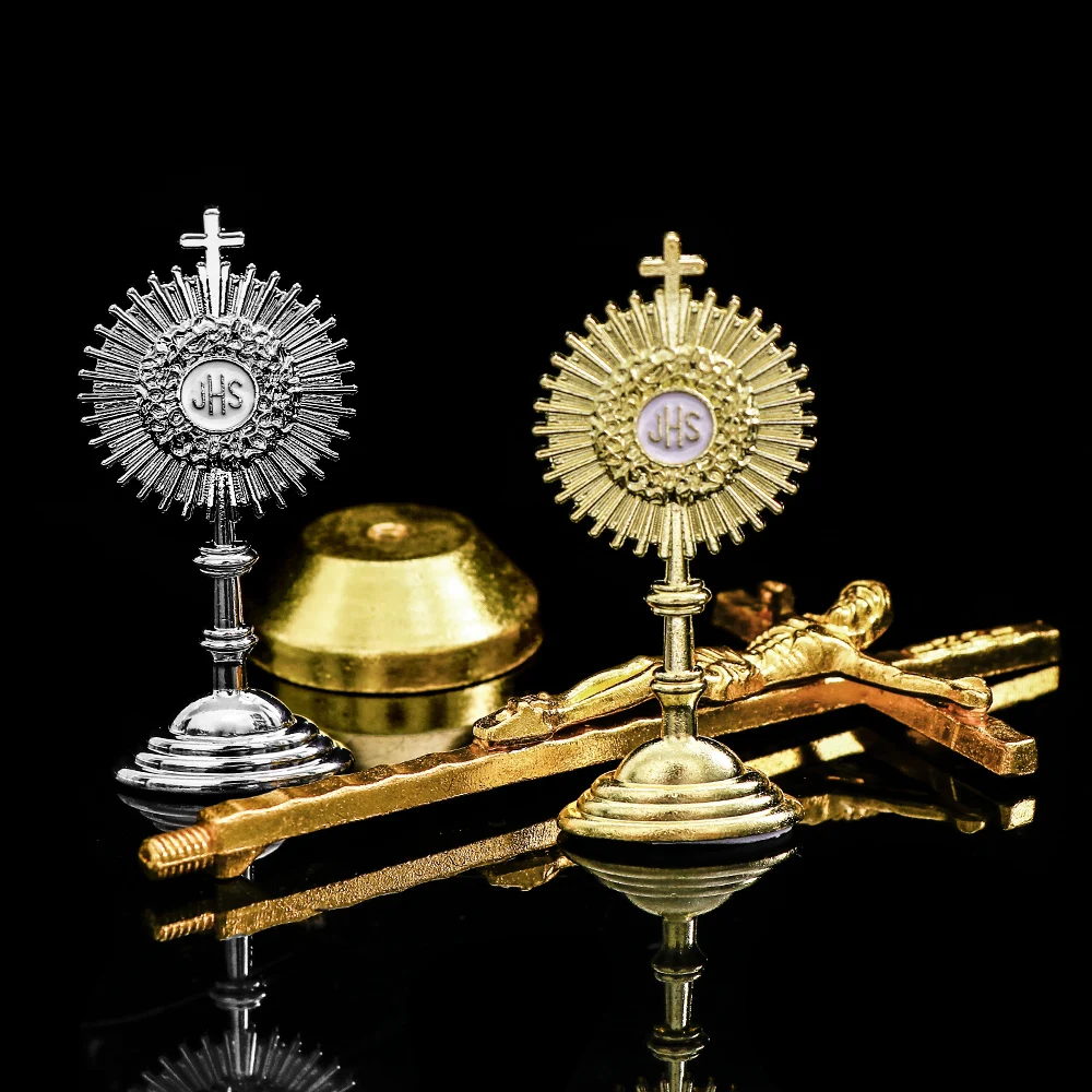 Holy-Communion-Religious-JHS-Statue-Mini-First-Gift-Jesus-Charms-Golden ...