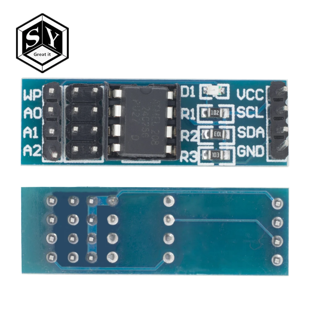 1PCS New AT24C256 24C256 I2C interface EEPROM Memory Module|module i2c|c c - AliExpress