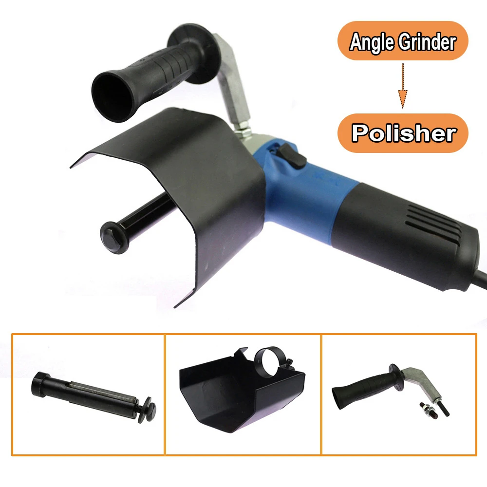 Hand held Linear Polisher Parts, Angle Grinder Adapter, Protective ...