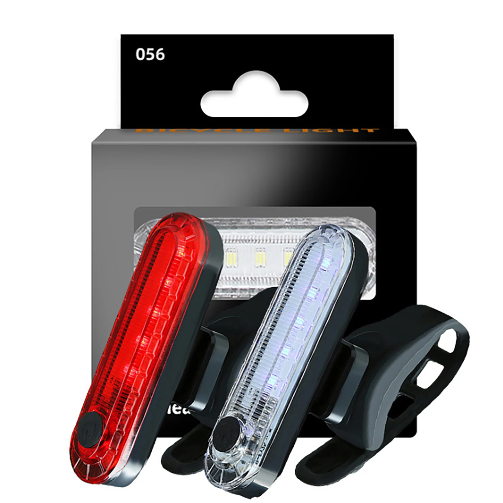 Eclairage vélo,Feu arrière de vélo 120Lumens Rechargeable USB,4 Modes ...