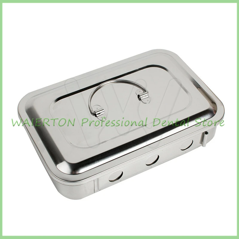 Stainless-Steel-Square-Dish-Lid-Dental-Instruments-9-inch-Medical ...