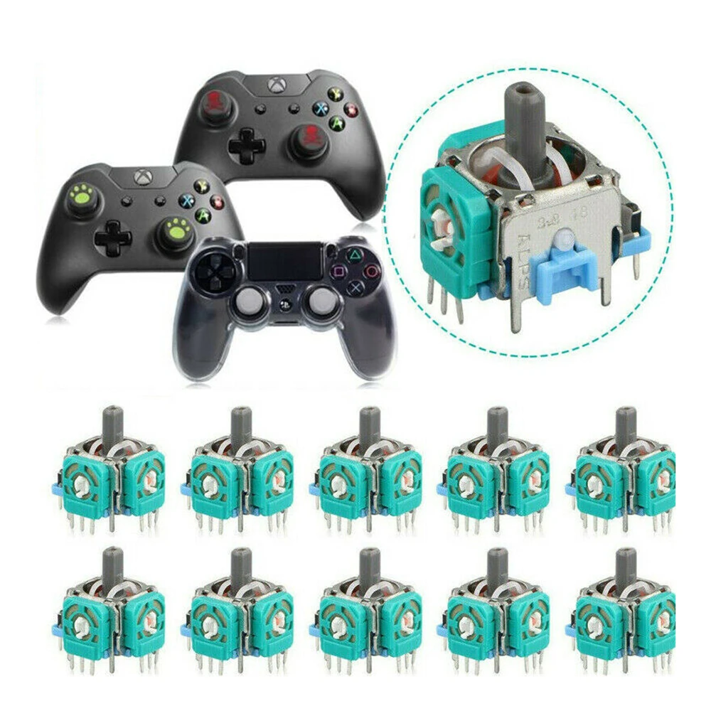 10PCS-Replacement-Controller-Analog-Stick-Joystick-Repair-Parts-for-PS4 ...
