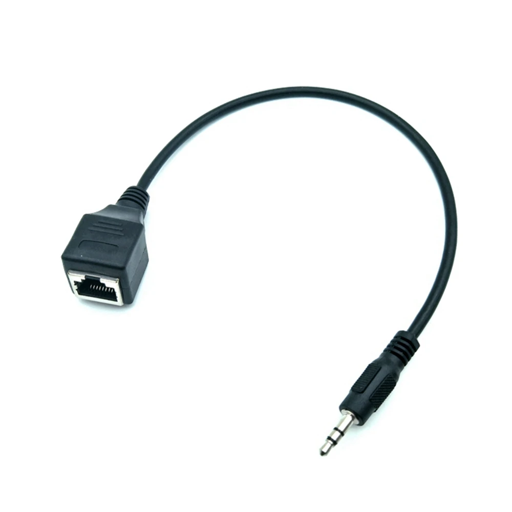 HL-2017-3-5mm-Male-Jack-Audio-Cable-to-RJ45-Ethernet-LAN-Network-Cable ...