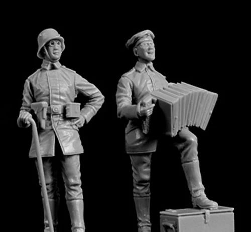 1/35 Ancient Officer Singing Include 2 Resin Figure Model Kits ...