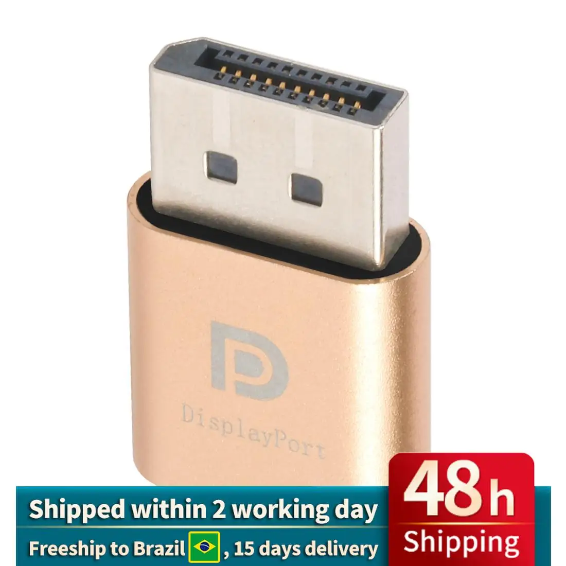 Neue Virtuelle Display Adapter DP DisplayPort Dummy Stecker 4K Headless ...